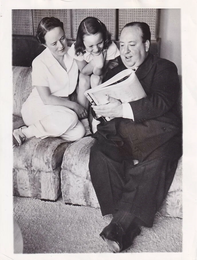 Alfred Hitchcock Wife And Daughter