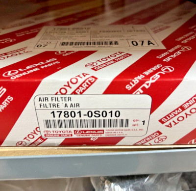 OEM AIR FILTER 17801-0S010 GENUINE TOYOTA | eBay