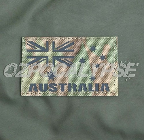 Multicam Australian Flag Patch Text - Tactical Army Adf Military camo ...