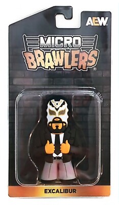 AEW Micro Brawler EXCALIBUR All Elite Crate Exclusive Wrestling ...