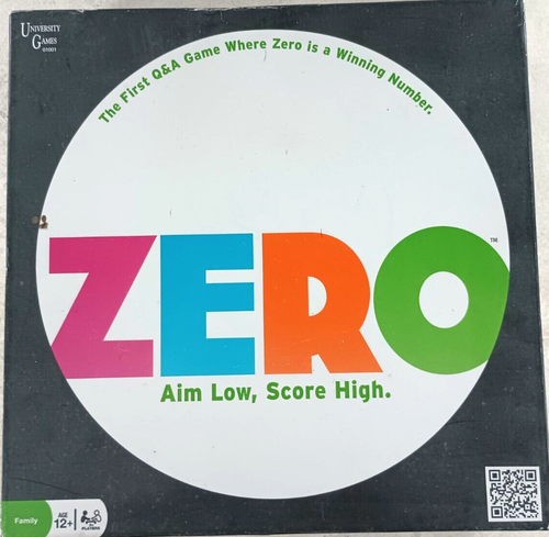 ZERO Board Game by University Games Aim Low Score High | eBay