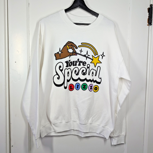 LIZZO You're Special Tour Sweatshirt White Official Merchandise Adult ...