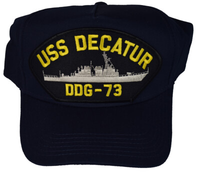 USS DECATUR DDG-73 HAT - NAVY BLUE - Veteran Owned Business | eBay