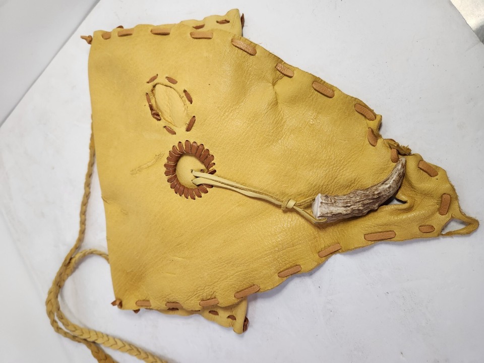 Handmade Buckskin Leather Purse Festie Flap Women's Hippie Boho Light ...
