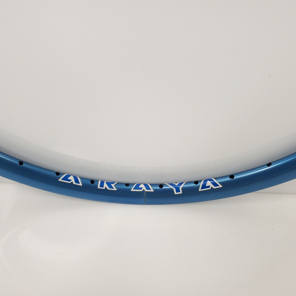 Rare Vintage Araya Sew Up Race Rims Set 18" 36h Blue Japan | eBay