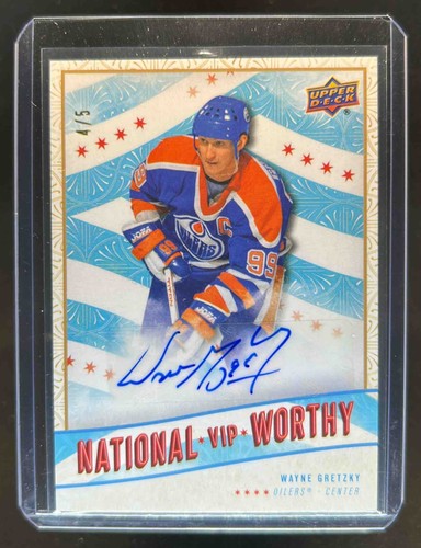 2025 Upper Deck NSCC Wayne Gretzky National Worthy VIP Auto #4/5 | eBay