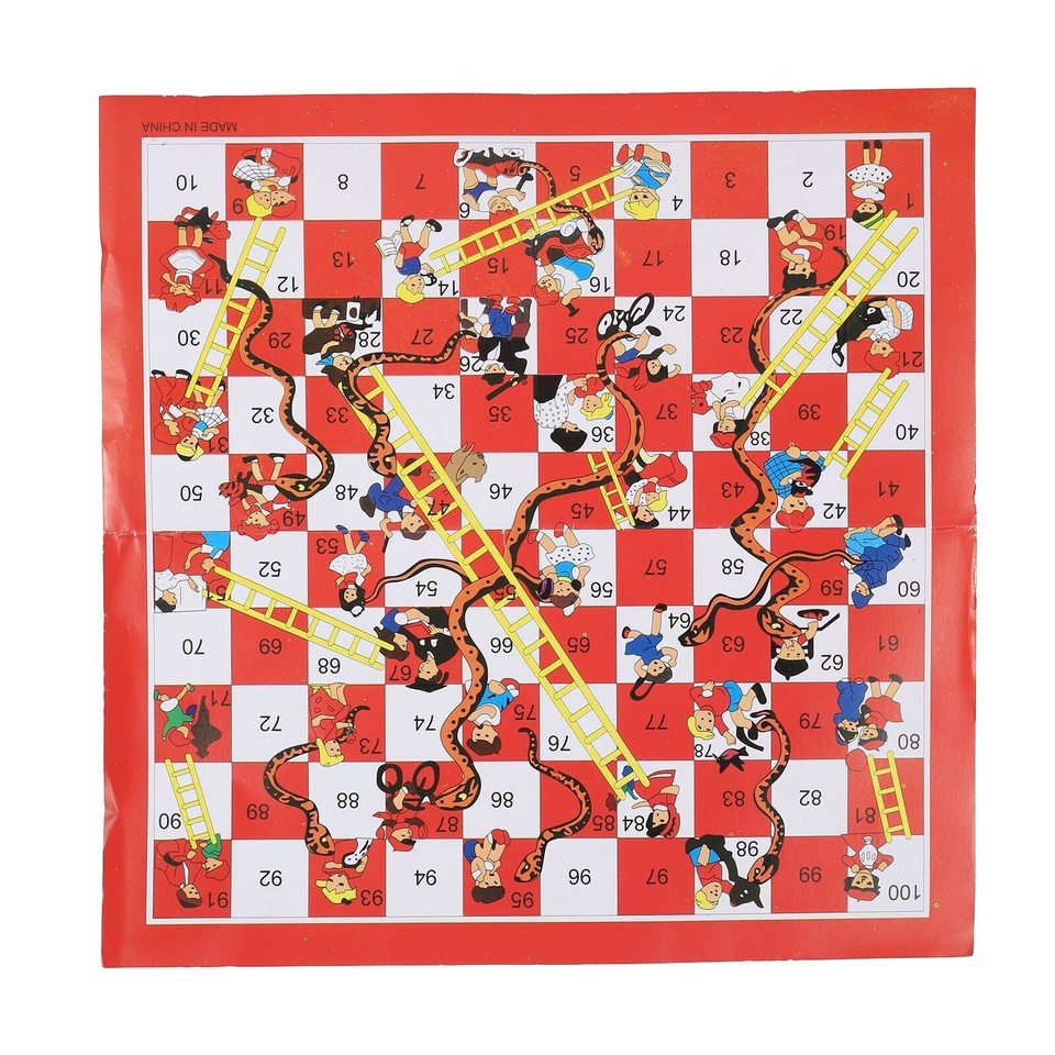 Snake and Ladders Chess Challenging Fun Enhance Relationship Board Game ...