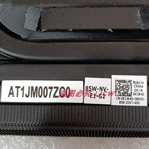 0K1W4D New Original For DELL Alienware 15 R3 CPU Cooling Fan Cooler Fan ...