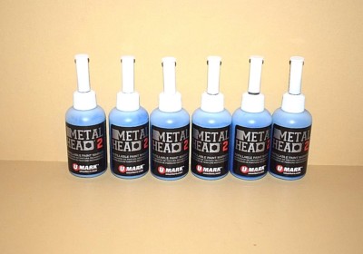 6 Metal Head2 Paint Markers 2 Oz Blue Metal Marking Auto Salvage ...