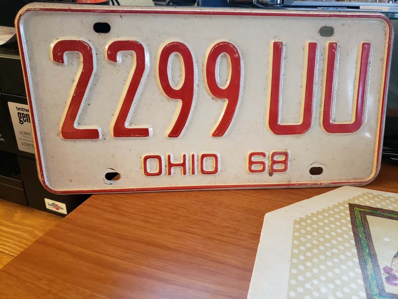 VINTAGE 1968 OHIO LICENSE PLATE | eBay