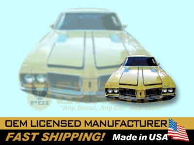 1971 1972 Oldsmobile Olds Cutlass 442 & W-29 Cutlass Decals Stripes ...