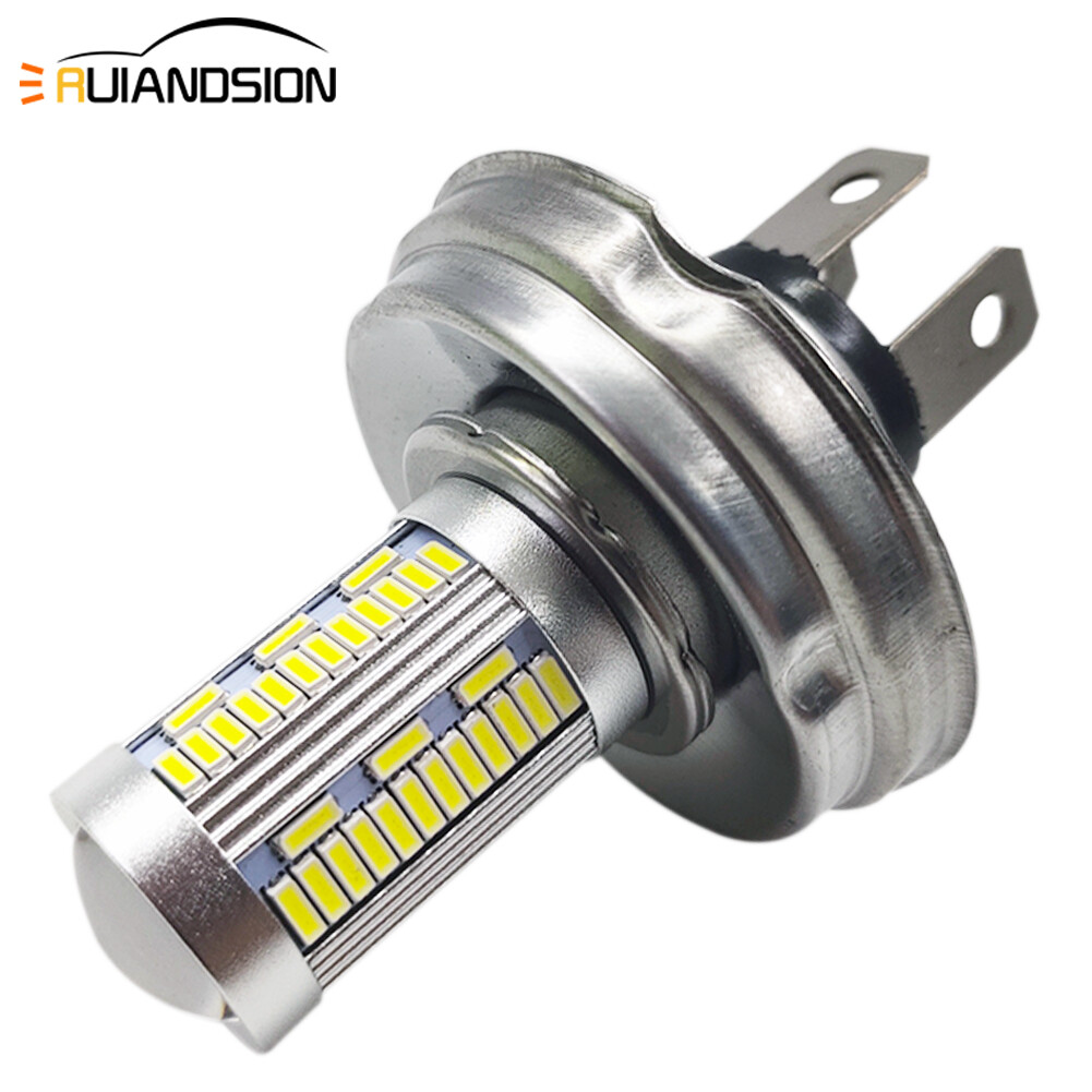 1X P45T R2 84 SMD LED White Motorbike Motorcycle Headlight Car Bulb ...