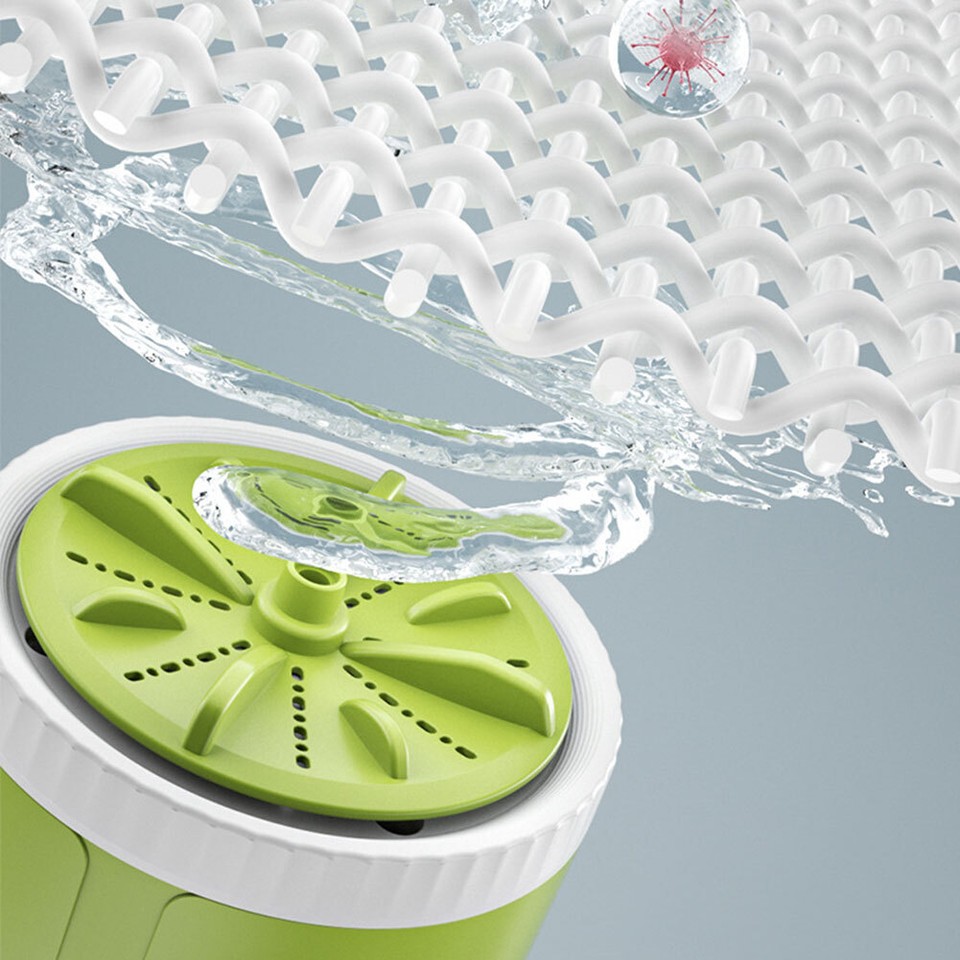 Automatic Mini Laundry Machine Portable Clothes Cleaner Washer for Home ...