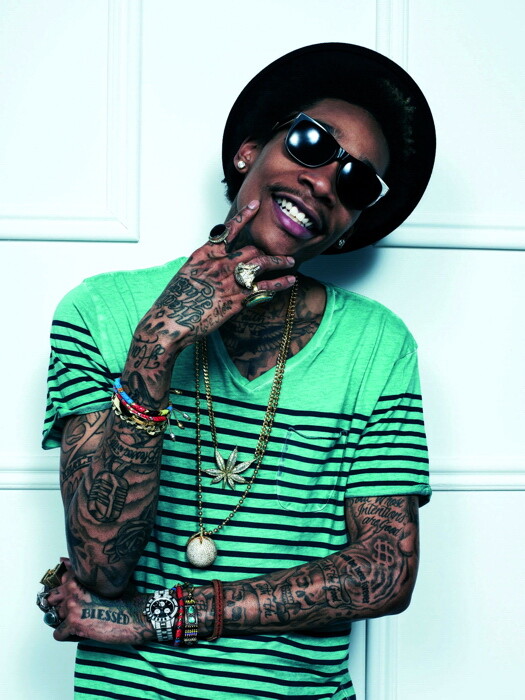 Wiz Khalifa Back Tattoo Poster
