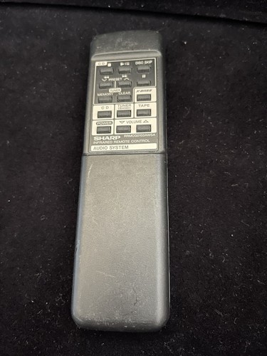 Sharp Infrared Remote Control Audio System RRMCG0103AWSA EB-821 | eBay