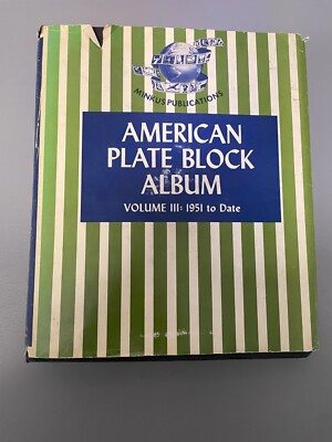 US All American Plate Block Album Volume III 1951-Date Partially ...