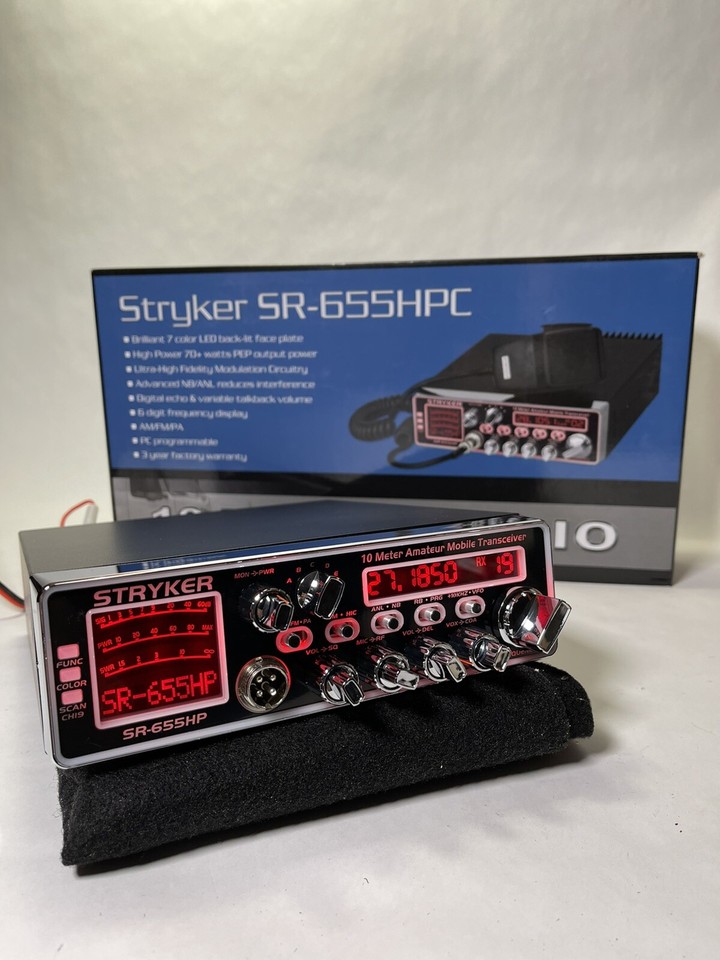Stryker SR-655HPC Amateur Radio AM/FM 10 Meter Amateur RADIO PRO TUNED ...