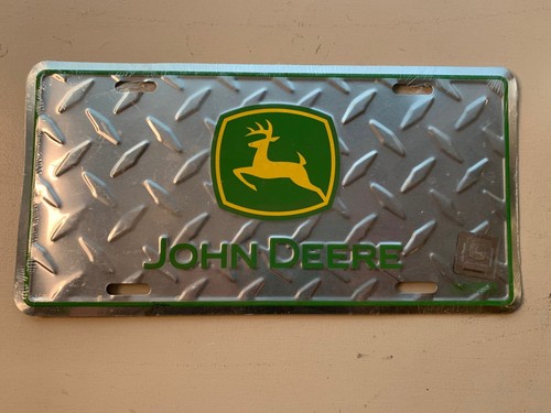John Deere Diamond Plate Agriculture Farming License Plate 2564 | eBay