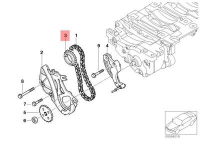 Genuine BMW E46 E60 E60N E61 E61N E63 E64 Crankshaft Sprocket OEM ...