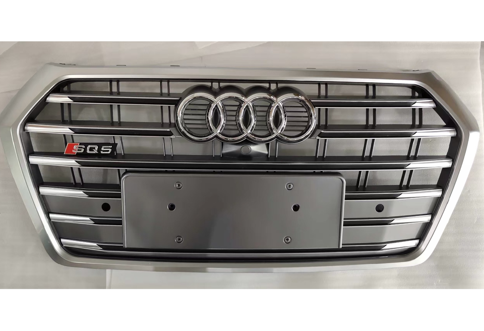 For 2018 2019 2020 Audi Q5 SQ5 Front Bumper gery Grille Grill | eBay