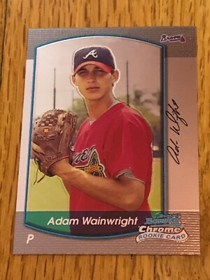 Adam Wainwright 2000 Bowman CHROME Draft Rookie Card RC #93 - Cardinals ...