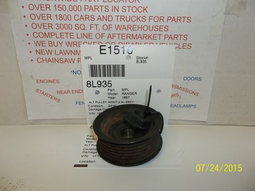 92 93 94 95 96 97 FORD RANGER 2.3L 3.0L 4.0L ALTERNATOR PULLEY W/NUT ...