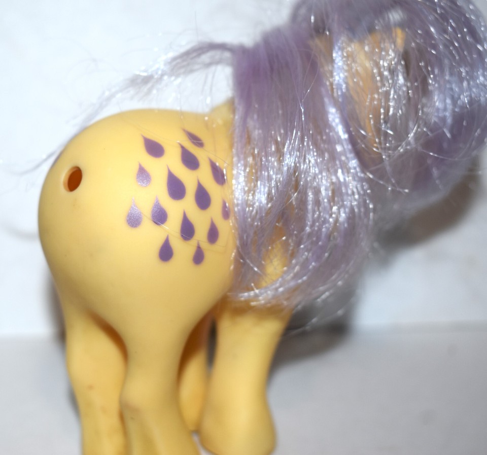 Vintage 1982 Hasbro My Little Pony MLP G1 Lemon Drop Raindrop | eBay
