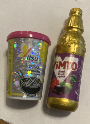 Zuru Mini Brands Rare Chase Lot Metallic Itsu Katsu Rice Noodles AND ...
