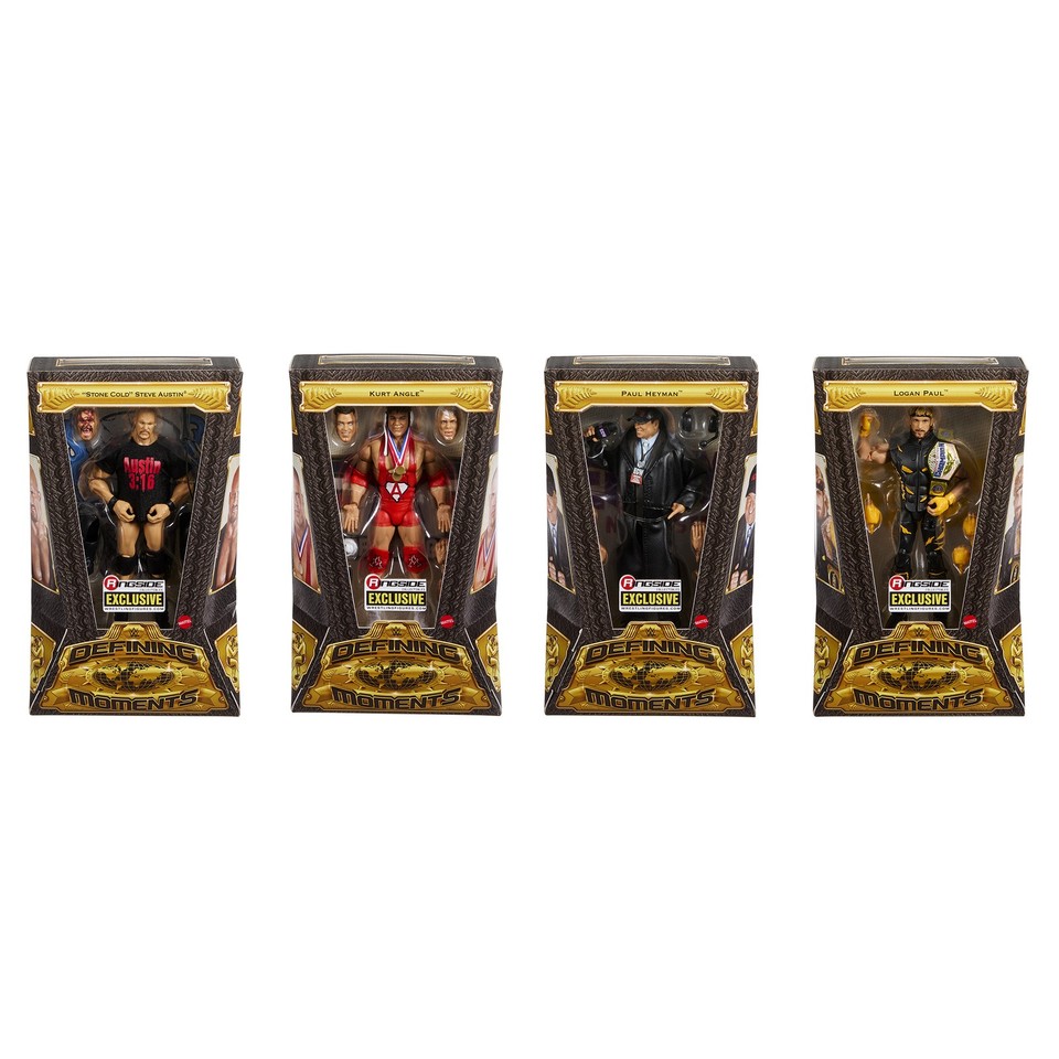 WWE Defining Moments 4-Pack (Stone Cold, Heyman, Logan Paul & Kurt ...
