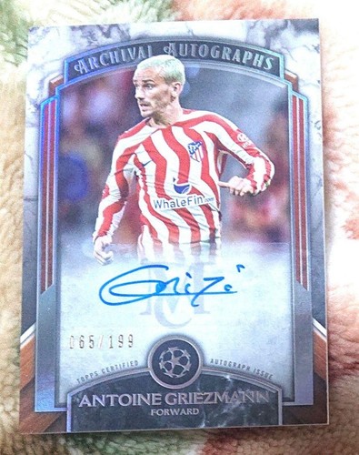 Tops Griezmann Sign Card Auto Handwritten | eBay
