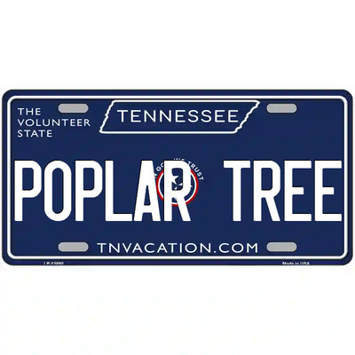 Poplar Tree Tennessee 24" X 12" Large Metal Sign | eBay