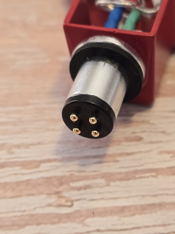 GENUINE Audio Technica AT3600L ANGLED Headshell Cartridge Combo Red | eBay