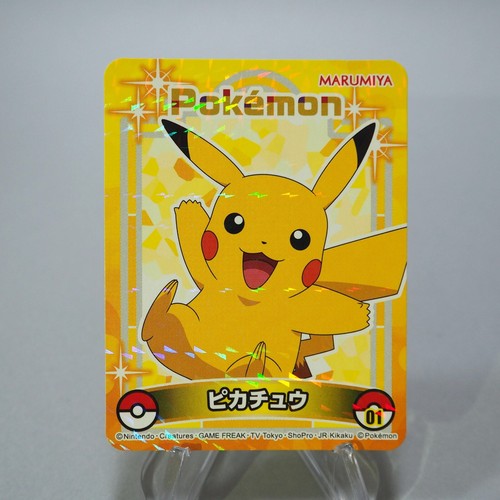Carte Pokemon Pikachu N°01 Sticker Seal MARUMIYA Nintendo MINT~NM ...