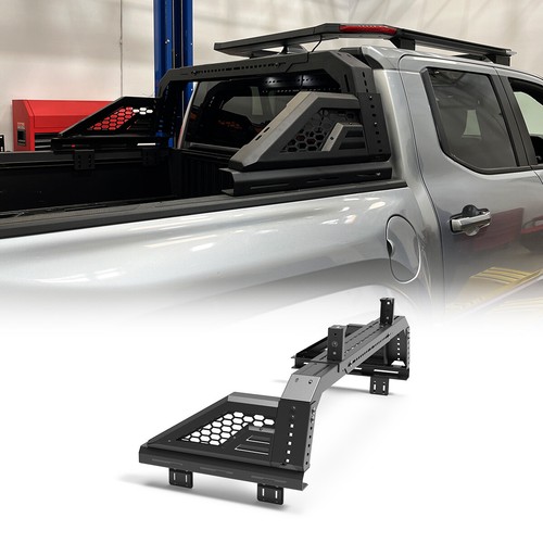 For 2005-2025 Toyota Tacoma Adjustable Roll Sport Bar Chase Rack Bed ...