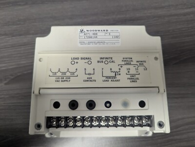 WOODWARD GENERATOR LOADING CONTROL 115-230VAC 8271-468 | eBay