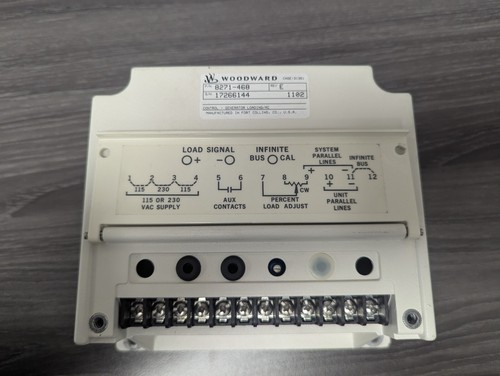 WOODWARD GENERATOR LOADING CONTROL 115-230VAC 8271-468 | eBay