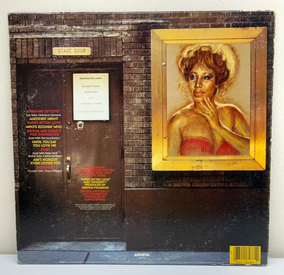 1985 Aretha Franklin “Who’s Zoomin’ Who?” LP Vinyl AL 8-8286 Arista ...