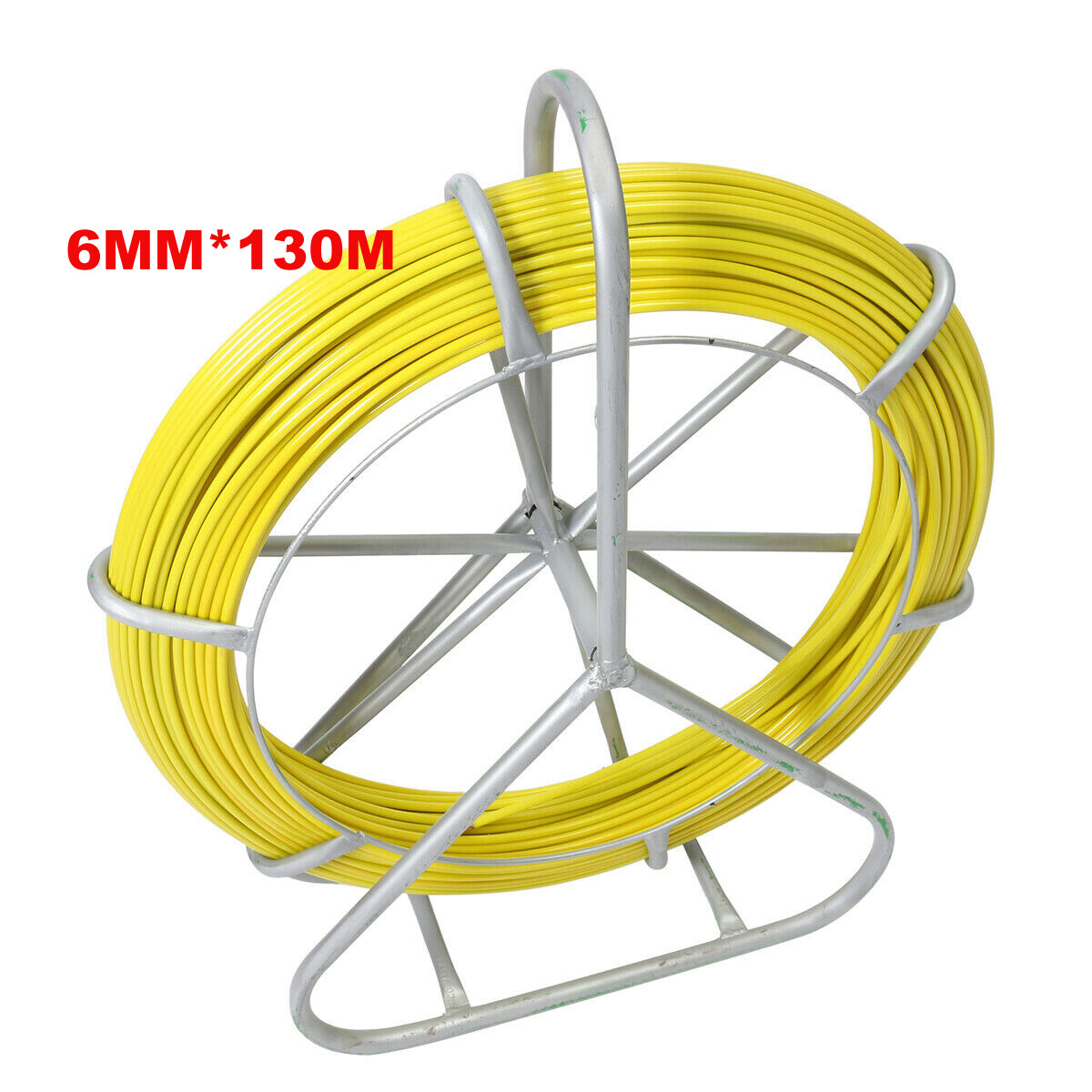 Intbuying 6mm 425 FT Length Fish Tape Fiberglass Reel Wire Cable ...
