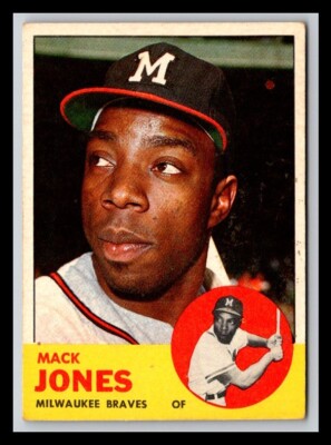1963 Topps Mack Jones # 137 VG-(ST) | eBay