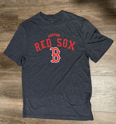 Men's Geniune Merchandise Tee T-Shirt Boston Red Sox Baseball Blue Red ...