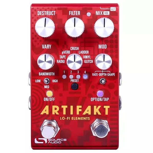 Source Audio Artifakt Lo-fi Elements Multi-effects Pedal SA280 SA-280 ...