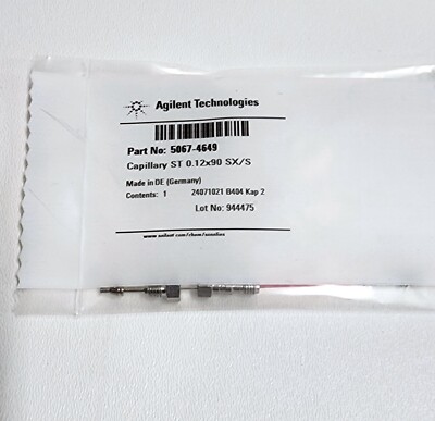 Agilent 5067-4649 Capillary stainless steel 0.12 x 90 mm S/SX ps/ps | eBay