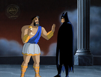 Batman Animated Series- Original Prod Cel-Maxie Zeus/Batman-Fire From ...