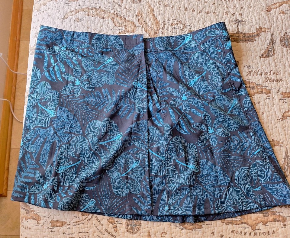 Hawaii Rip Skirt - Blue Tropical - XXL (20/22) Length 2 | eBay