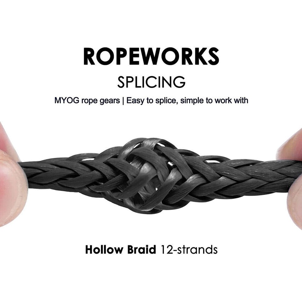 1000lb~2000lb High Strength Braided UHMWPE Cord Outdoor Repair ...
