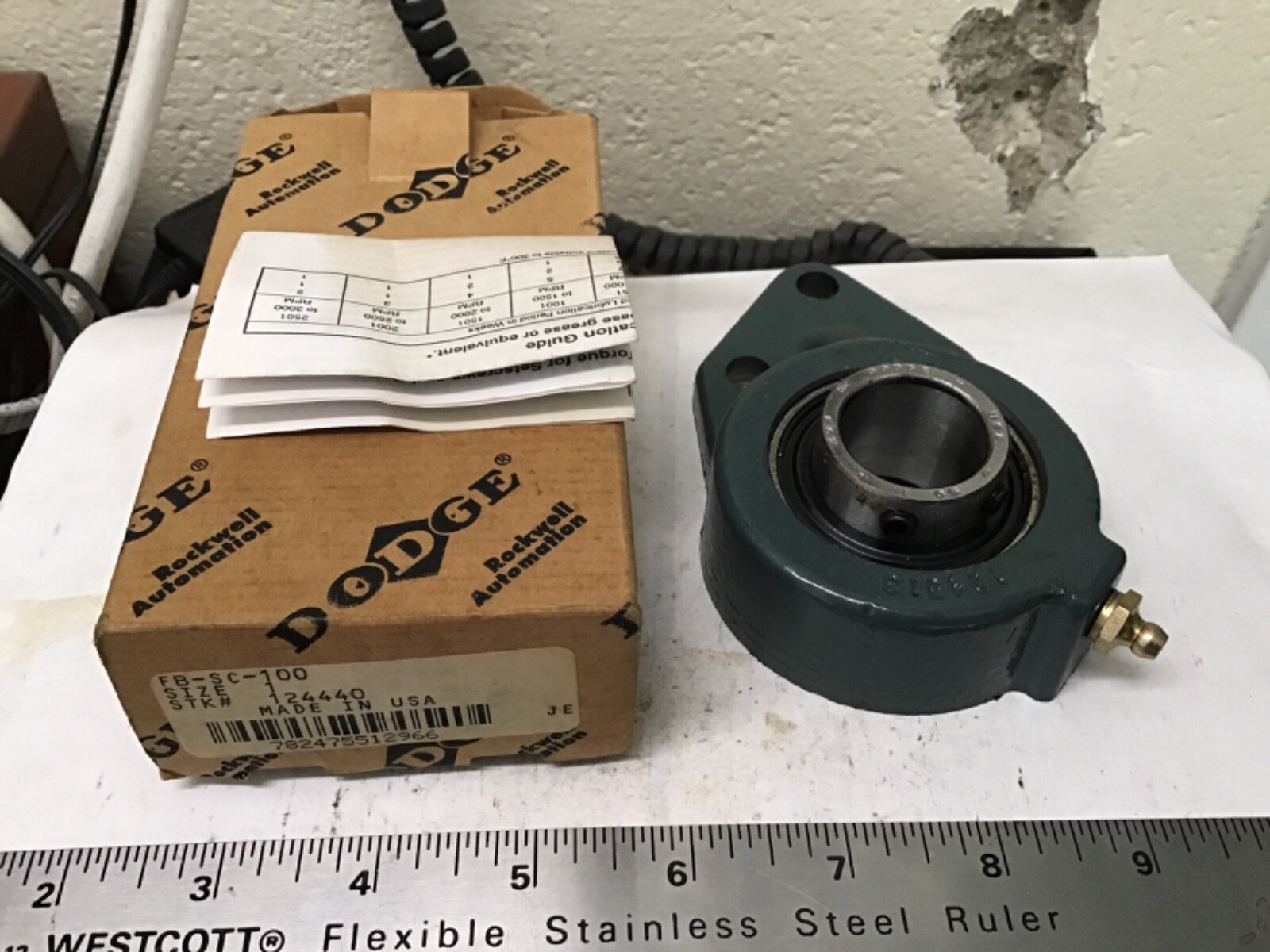 DODGE FB-SC-100 Flange Bearing Size 1 Qty 1 | eBay