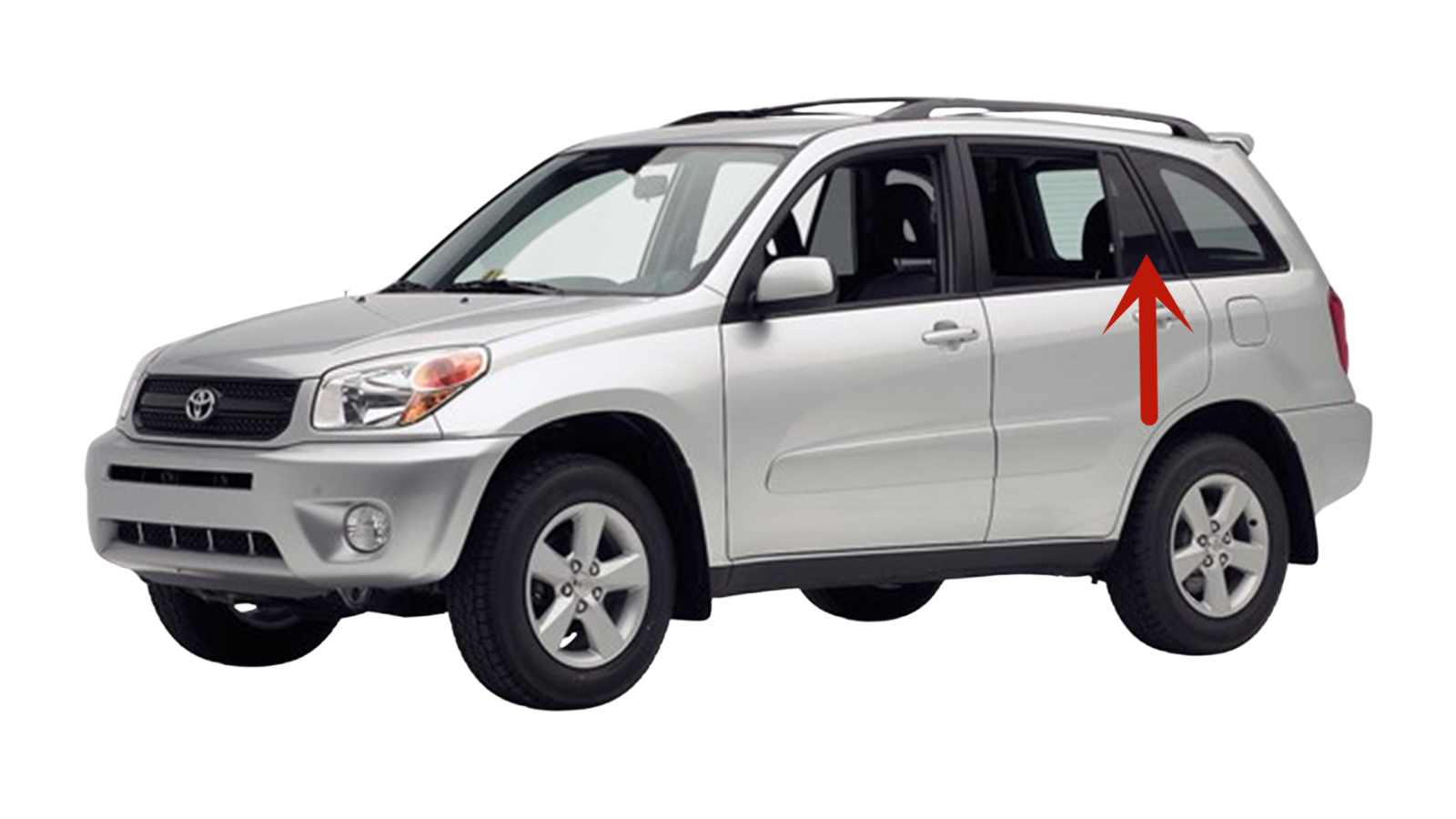 Fits 2001-2005 Toyota RAV4 4 Door Driver Side Left Rear Vent Window ...