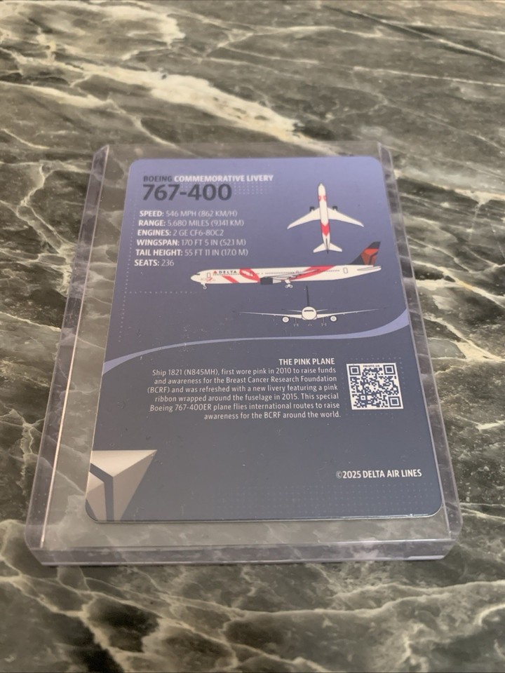 Limited Edition! Delta Trading Cards #76 Breast Cancer Awareness | eBay