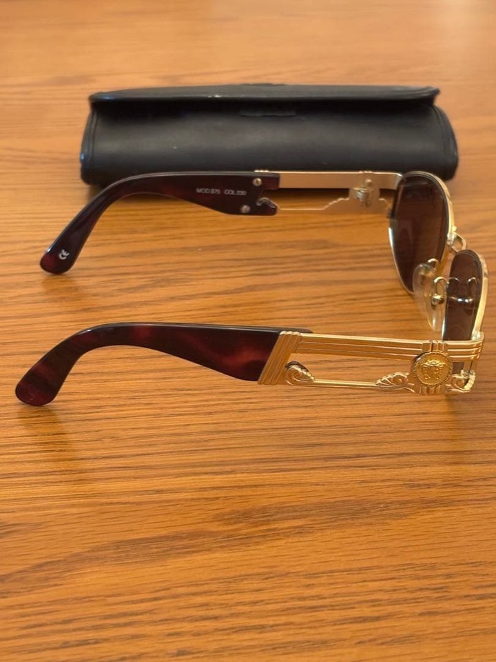 Gianni Versace Medusa Tortoiseshell Sunglasses MOD S75 COL 030 | eBay UK