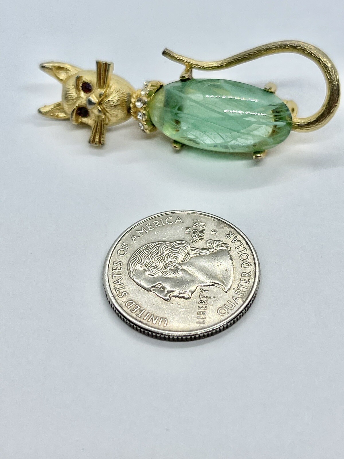 Vintage Mid Century R. Mandel Art Glass Green Jelly B… - Gem